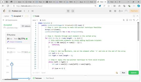 Dnyanesh Adkar On Linkedin Coding Problemsolving Java Twopointers
