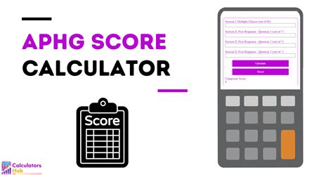 Aphg Score Calculator