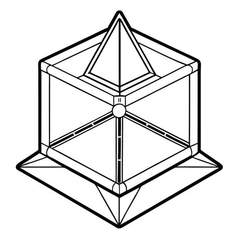 Orthographic Projection Visualizing A 3d Object In 2d 51426432 Vector Art At Vecteezy