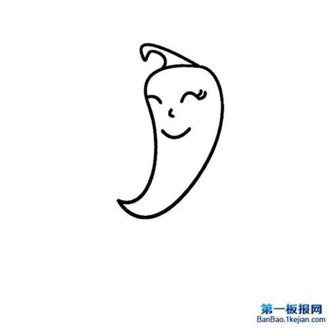 小辣椒可爱简笔画 简笔画图片大全 普车都