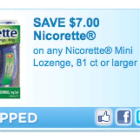 Nicorette Printable Coupon