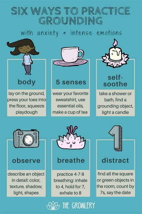 Six Different Types Of Grounding Exercises For Anxiety And Intense Emotions — The Growlery