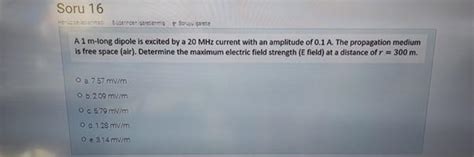 Solved Consider A Four Element Dipole Array In The Figure