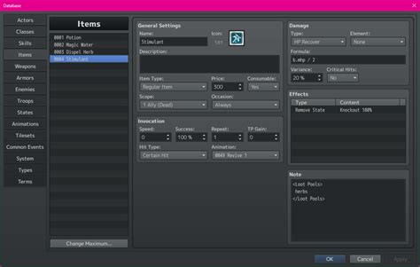 custom loot pools rpg maker forums