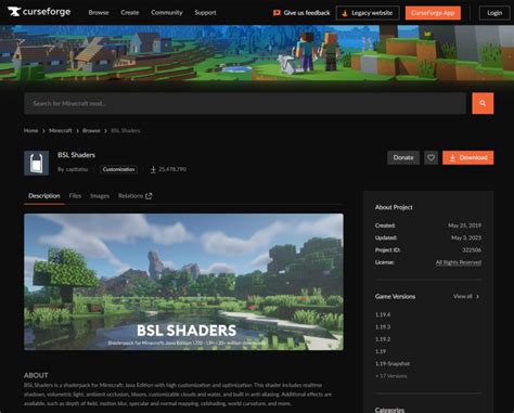 마인크래프트 아이리스 모드와 쉐이더 네이버 블로그