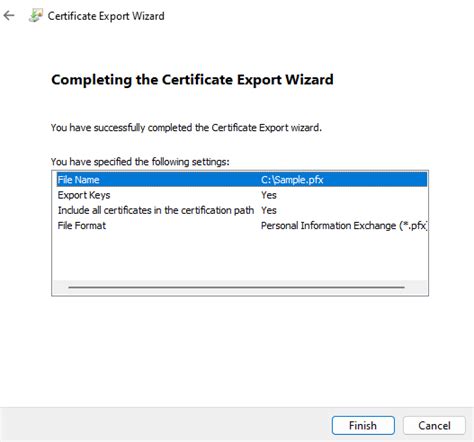 How To Export Pfx Certificate Using Microsoft Management Console Mmc