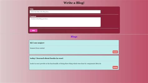how i built a blog management ui using react hooks sanjeev kumar