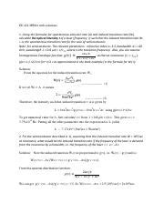 EE 424 HW 4 With Solutions 2020 Pdf EE 424 HW 4 With Solutions 1 Using The Formulae For