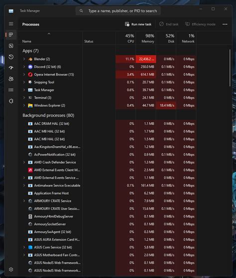 applying a boolean modifier in blender i have 32gb of ram r