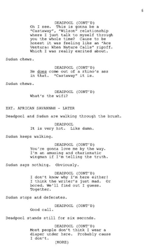 Animated ‘deadpool Script Pics — Written By Donald Glover Hollywood