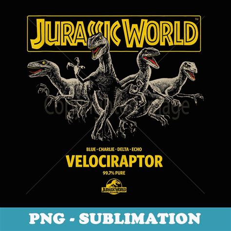 Jurassic World Blue Charlie Delta Echo Pack Signature Subl Inspire