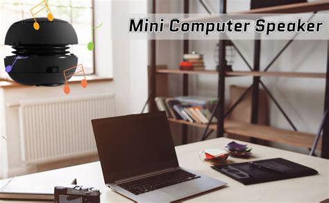 Usb Computer Speaker Mini Portable External Speaker With 3 5mm Audio Jack Volume