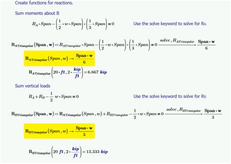 Calculate And Plot Shear And Bending Moment Diagrams In Mathcad Ptc