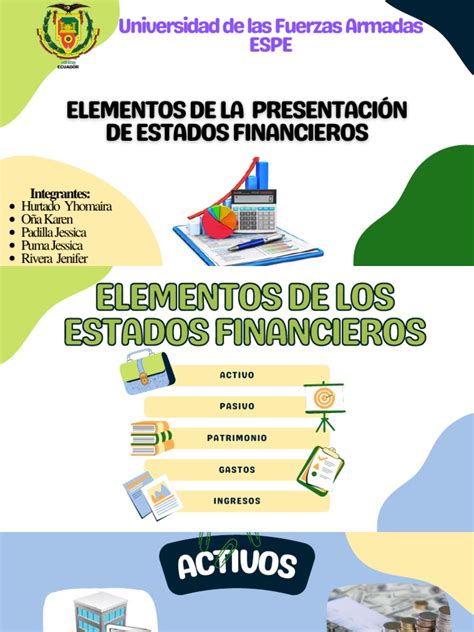 Elementos De Los Estados Financieros Pdf Estado Financiero Bienes