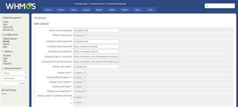 Multisite Module Whmcs Marketplace