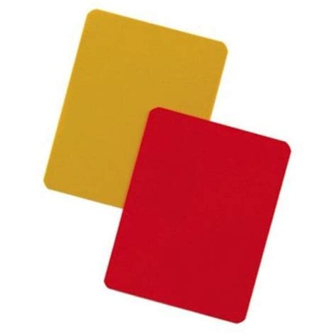 Red And Yellow Cards Soccer Shop Usa