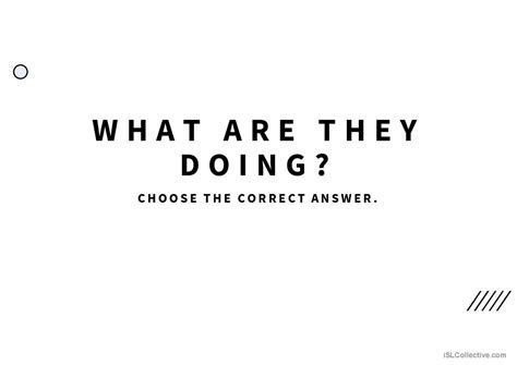 Present Continuous Exercises General English ESL Powerpoints