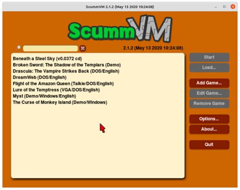 Install Scummvm On Linux Snap Store
