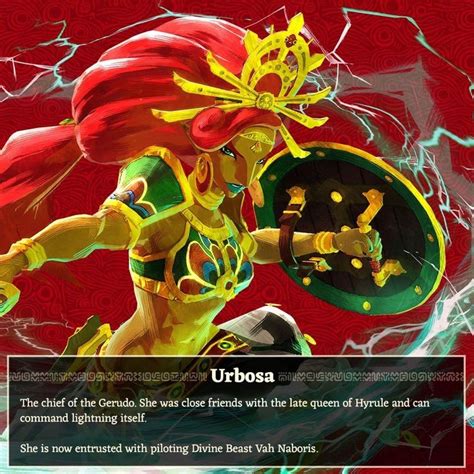 Urbosa Legend Of Zelda Zelda Art Hyrule Warriors