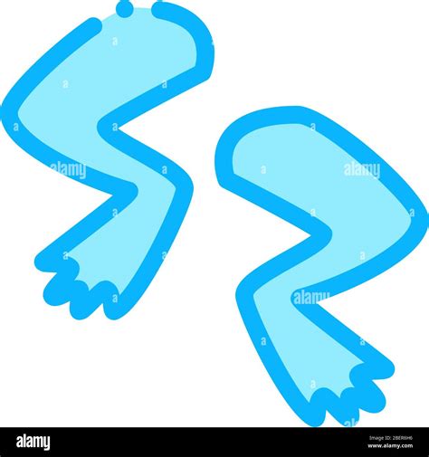 Frog Legs Icon Vector Outline Illustration Stock Vector Image And Art Alamy