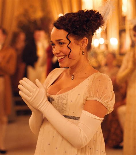 Celebrities In Gloves Rose Williams In Sanditon