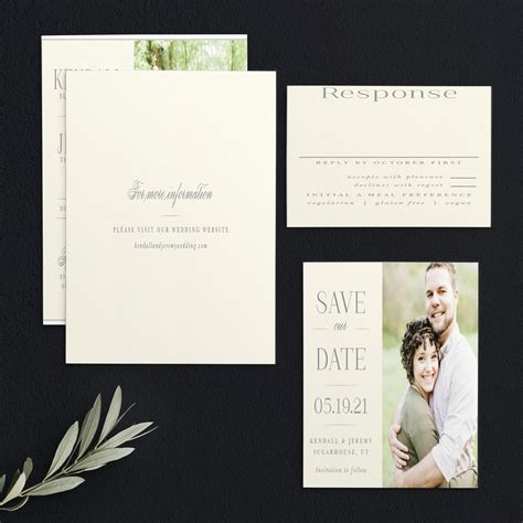 Classic Elegance Wedding Invitations By Basic Invite