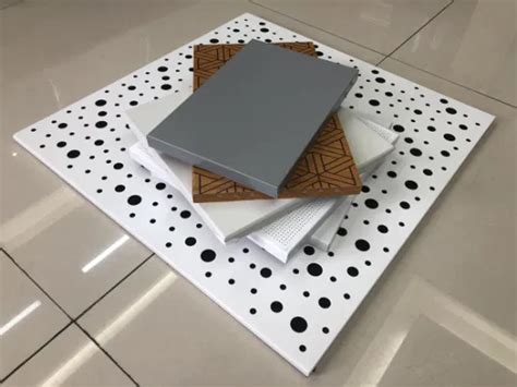 600 600 Customized Shaped Aluminous Gusset Plate Perforated Aluminium Ceiling Perforated