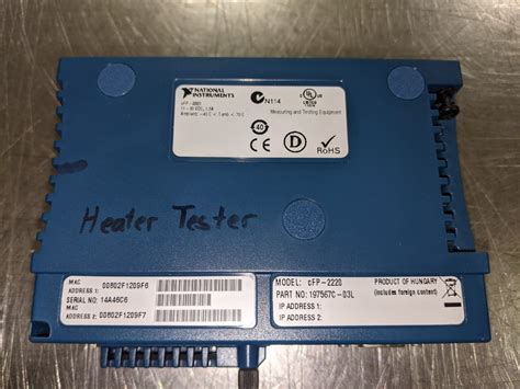 Repairable National Instruments Cfp 2220 Compact Fieldpoint Controller