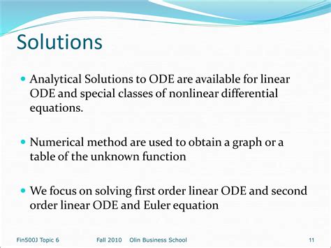 Introduction To Ordinary Differential Equation Ppt Programming Languages Computing