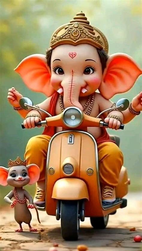 Cute Ganpati Bappa In 2025 Simple Cartoon Photo To Cartoon God Illustrations