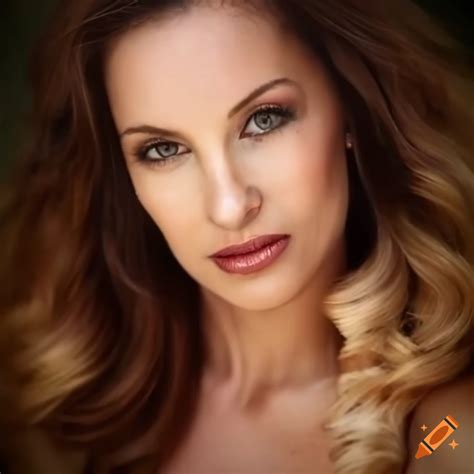 Closeup Glamour Portrait Of Darya Folsom From Kron 4 On Craiyon