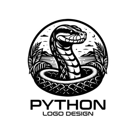 Premium Vector Python Vector Logo Design