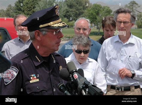 Wayne Torpy The Chief Of Police Addresses The Press During A News
