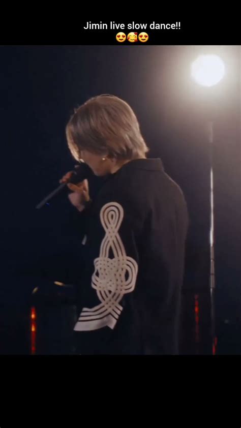 Jimin Slow Dance Live Clip Live Vocal Is No Joke For Him