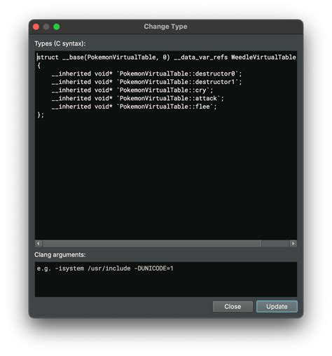 gotta re em all reversing c virtual function tables with binary ninja