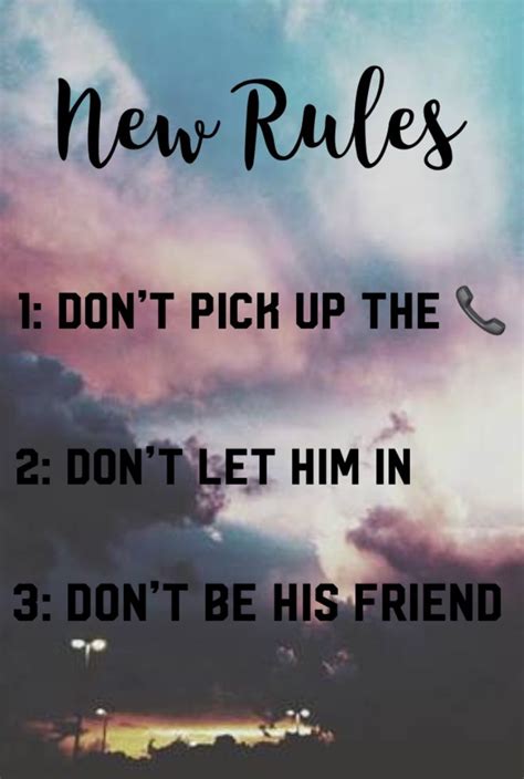New Rules Dua Lipa New Rules Dua Lipa Musica Textos