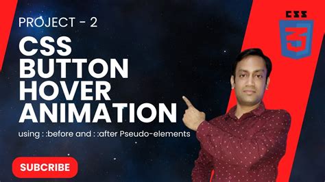 Creating A Button Hover Animation With Css Before And After Pseudo Elements Step By Step