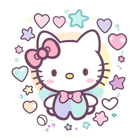 Знак Hello Kitty Изображения скачать бесплатно на Freepik