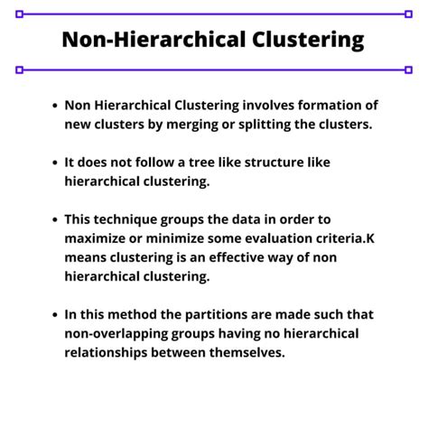 non hierarchical clustering pdf