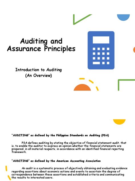 Introduction To Auditing Pdf Pdf