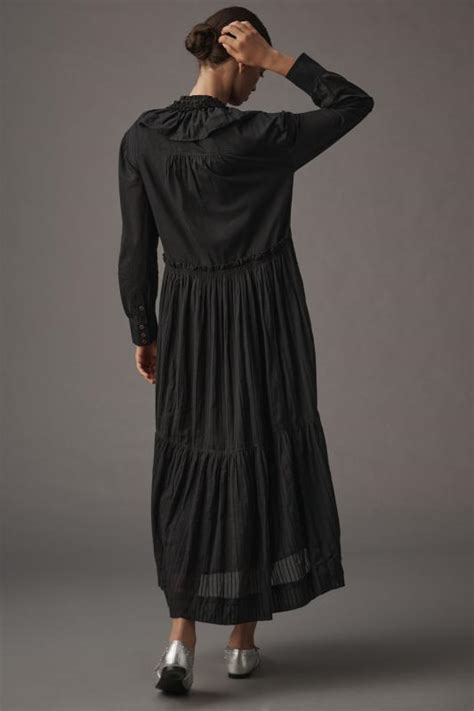 필크로 러플 티어드 미디 드레스 앤트로폴로지 한국 공식 스토어 유니크한 여성 패션 및 라이프스타일 편집샵 200개이상의 프리미엄 브랜드 여성 의류 액세서리 홈