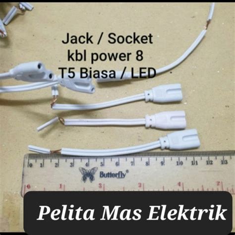 Jual Socket Lampu T5 Biasaled Kabel Power Angka 8 Socket T5 China