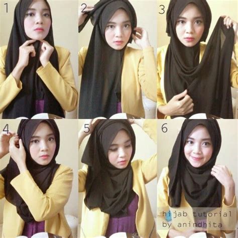 Hijab tutorial | Hijab tutorial, Simple hijab tutorial, Simple hijab