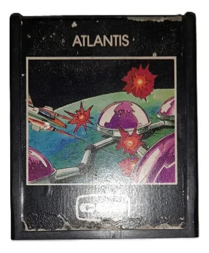Atlantis Cce Original Funcionando Atari Jogo Mundo Perdido