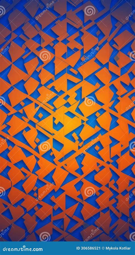 Screen Background From Lattice Shapes And Orange Stock Image Image Of Modern Soft 306586521