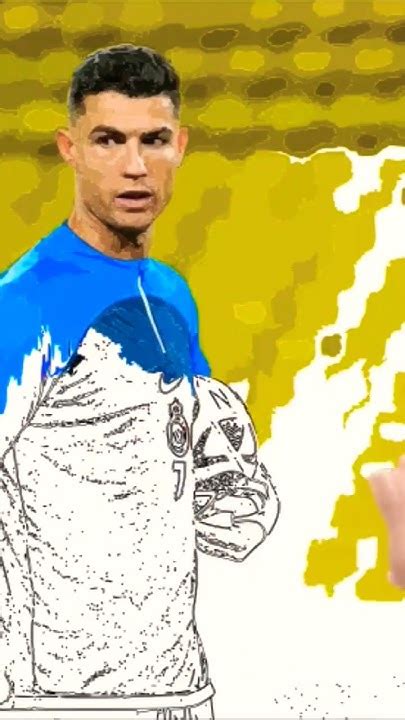 Today I Made Ronaldo Sketch 🎨 Shorts Youtube
