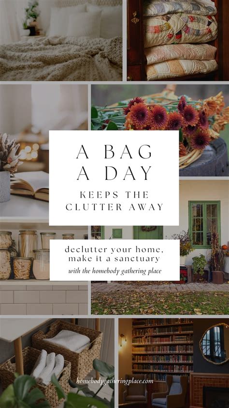 A Bag A Day Keeps The Clutter Away Join Our Fall Decluttering Challenge The Inspired Room