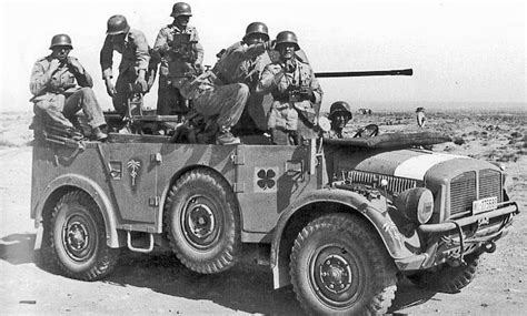 Horch 1a With A 20 Mm Anti Aircraft Gun Flak 38 Dak 1941 R