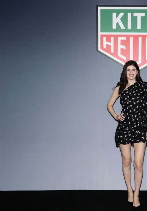 Alexandra Daddario At The Tag Heuer Formula 1 Kith Launch Celebration