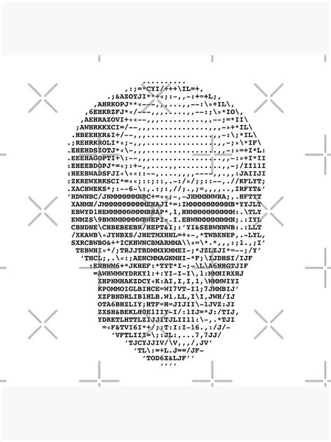Skull Ascii Code Poster For Sale By Ralphdior Redbubble